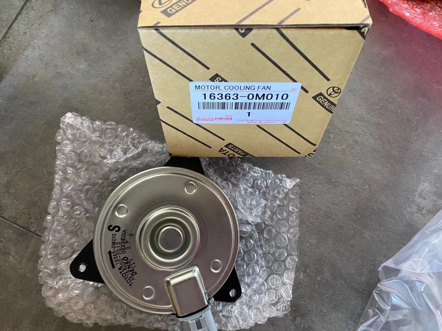 MOTOR, COOLING FAN Genuine Toyota (163630M010) – TOP Auto parts Shop