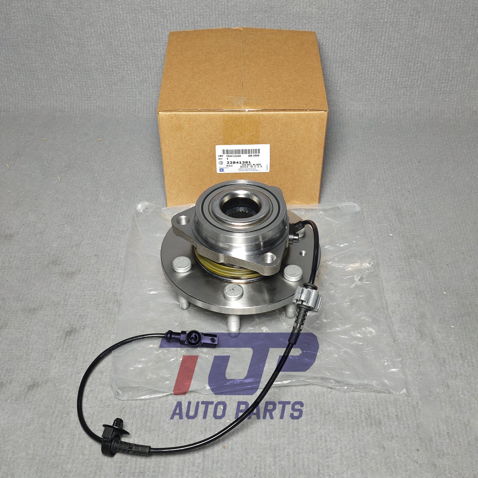 GM front wheel hub bearing (with sensor) 22841381 – TOP Auto parts Shop